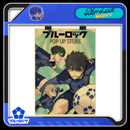 Poster Blue Lock – Affiche Murale – Pop Up Store – 2 Tailles ...